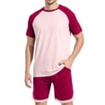 Clossjun Pajamas Set Summer Lightweight Short Sleeve Loungewear Soft ...