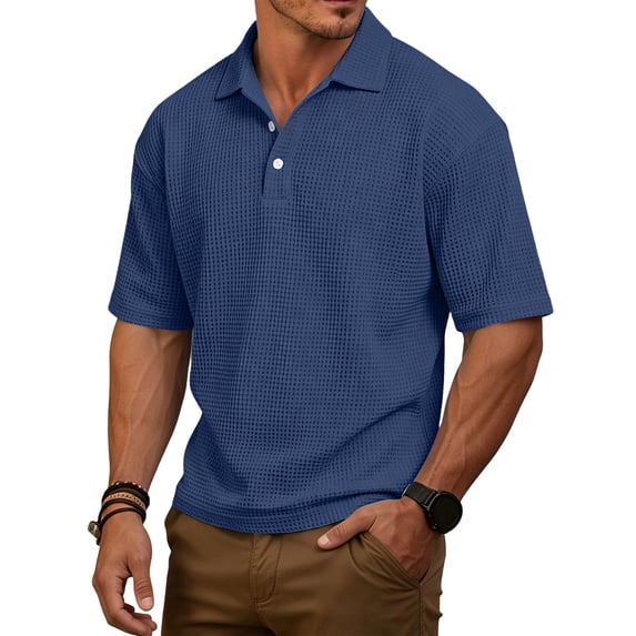 Clossjun Short Sleeve Big and Tall Summer Button Down Casual Clothing ...