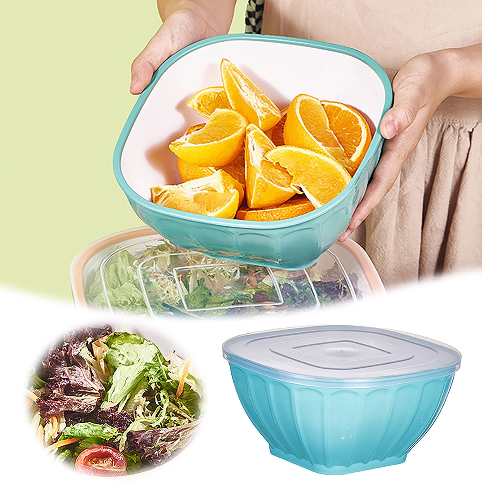 Closure Bags & lids & Boxes, Bowl With Lid Large To Go Containers ...