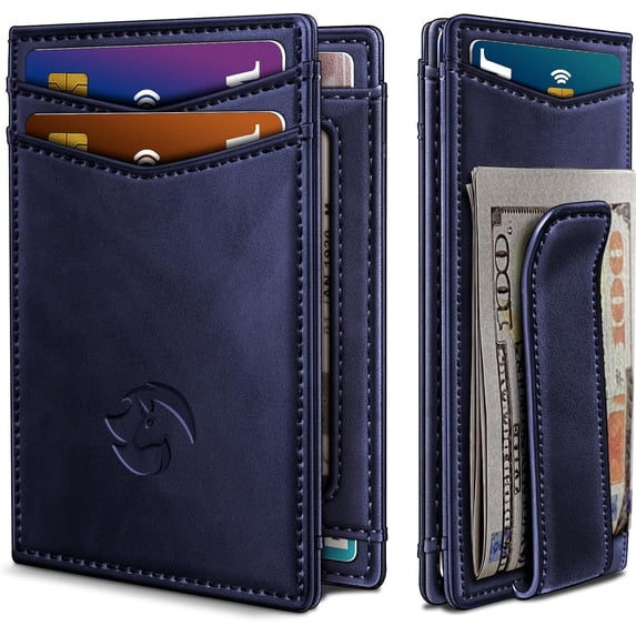 Closure Slim Wallet with Clip Boxed, Front Pocket Wallet for Men, 3.9"x ...