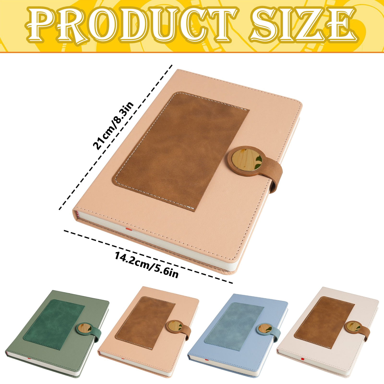 Closure Strap PU Business Notebook | Professional PU Leather, Fix ...