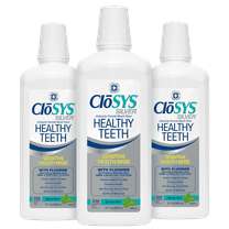 CloSYS Silver Healthy Teeth Oral Rinse Mouthwash, Fresh Breath ...