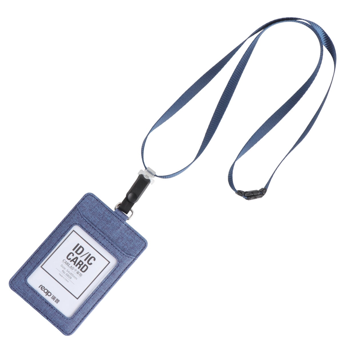 Cloth Badge Holder Detachable ID Holders with Neck Strap for Business ...