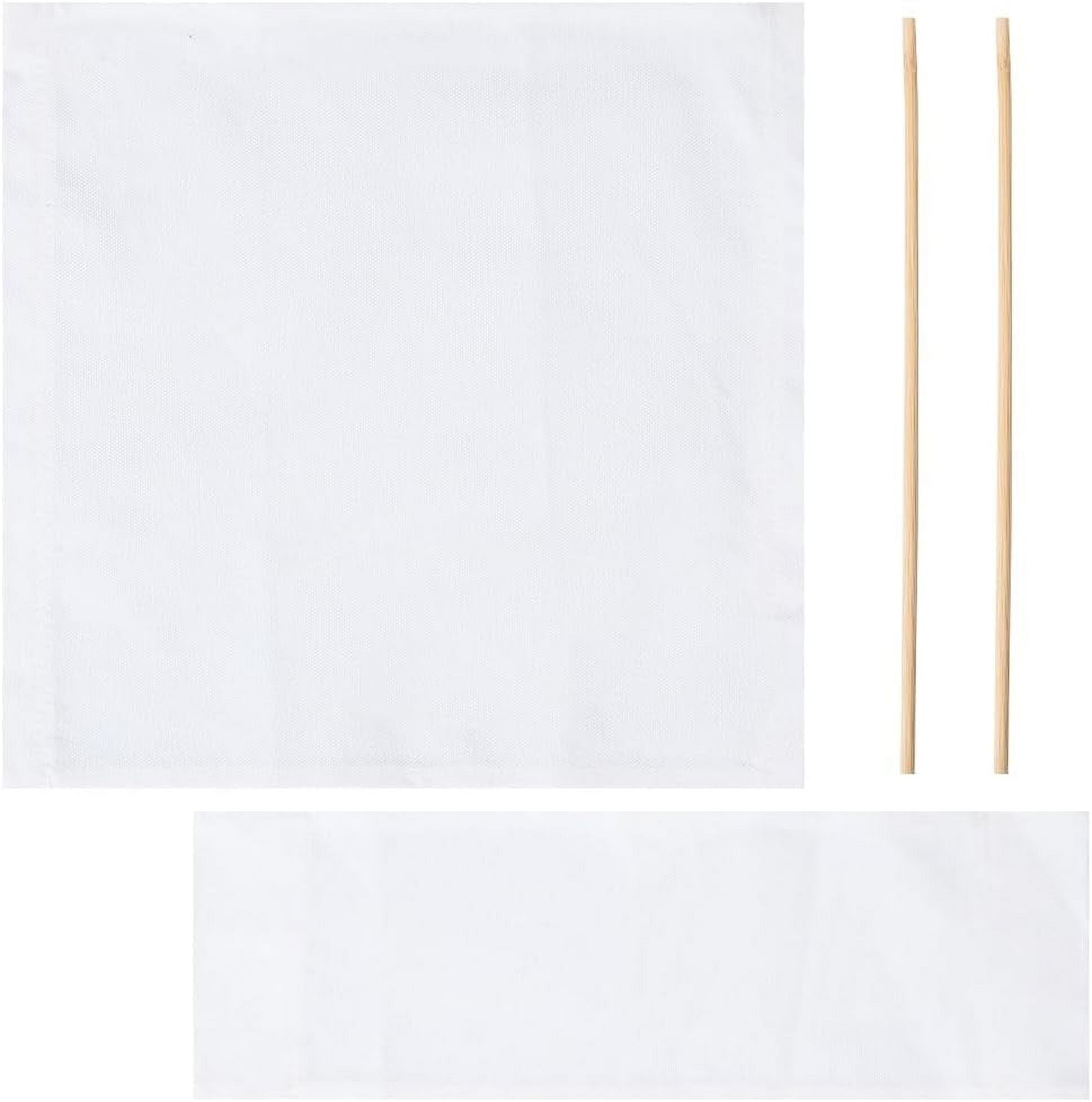 Cloth & Bamboo Sticks for Beach Chair Cloth Replacement Supplies White ...