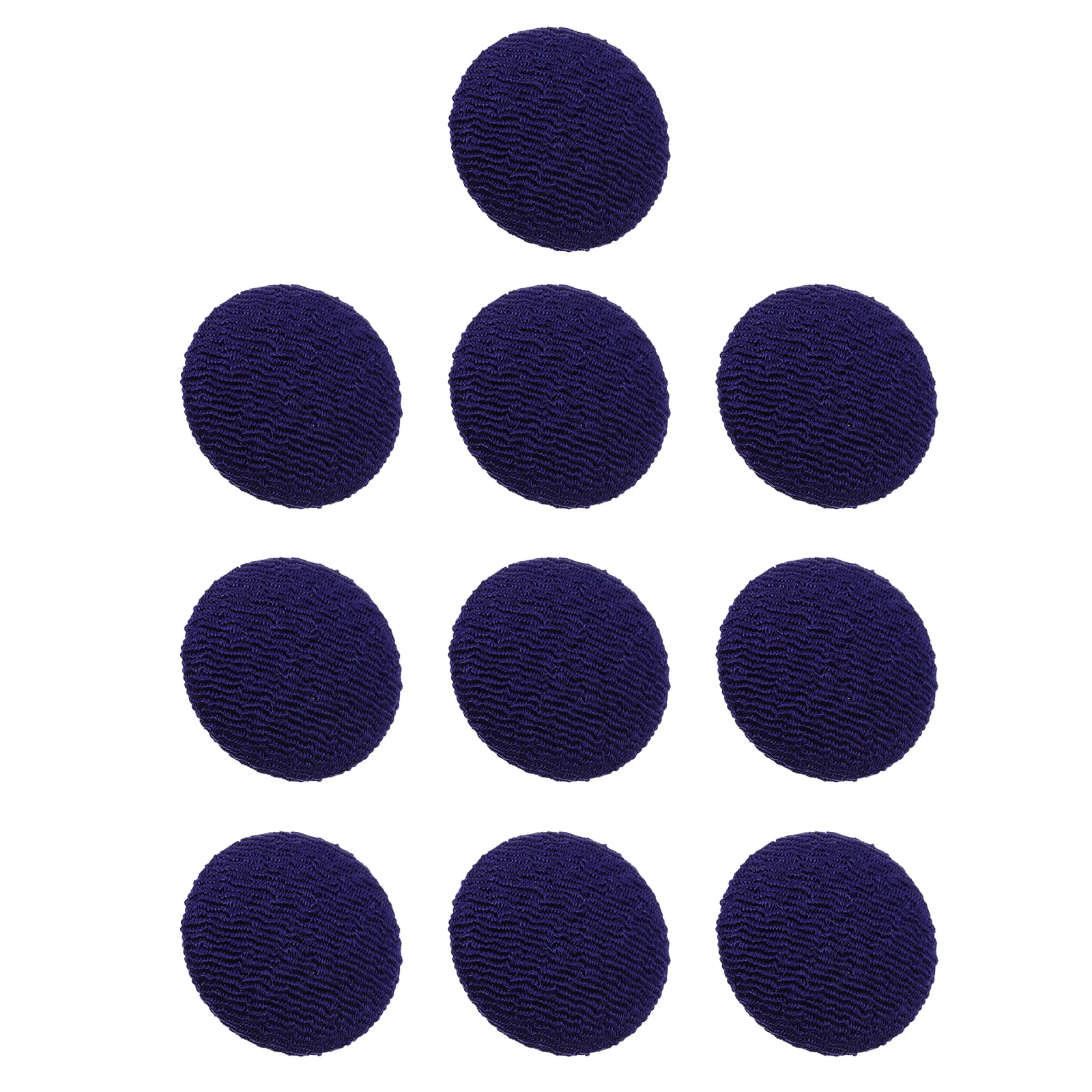 Cloth Button 10 Pcs Buttons Round Satin Trim Multi-functional DIY ...