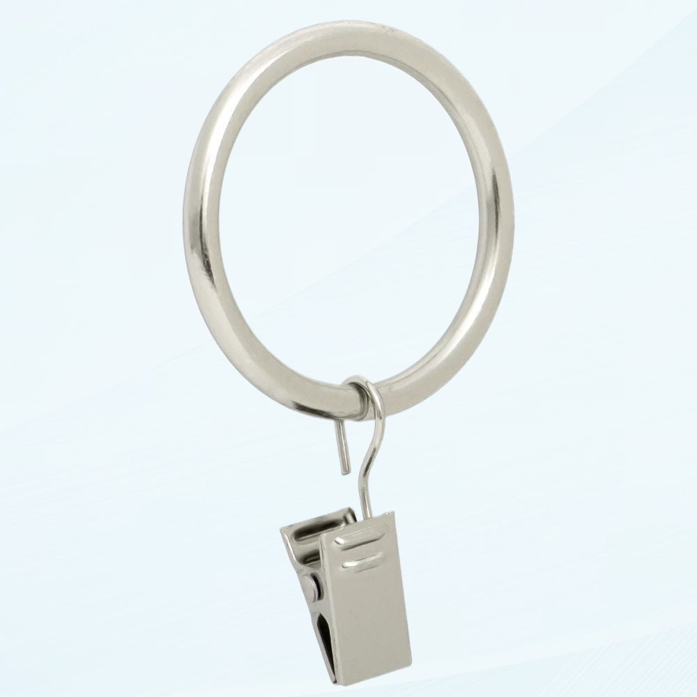 Cloth Curtain Clip Rings - Clip Ring for 1.7" Curtain Panels, Set of 14 ...