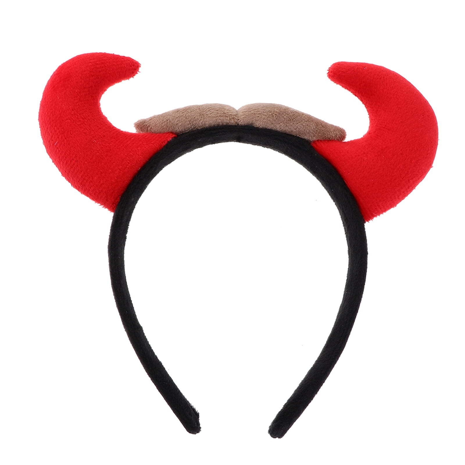 Cloth Devil Horns Headpiece Halloween Costume Headbands for Kids Adults ...
