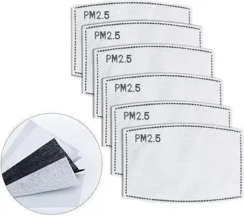 Cloth Face Mask Filters, PM 2.5 Mask Filter, 10 Pack - Walmart.com