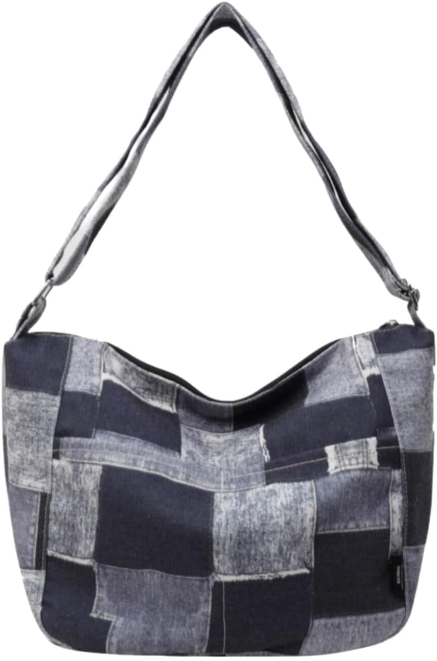 Cloth Hobo Bags for Women Crossbody Hippie, Cute Canvas Messenger ...