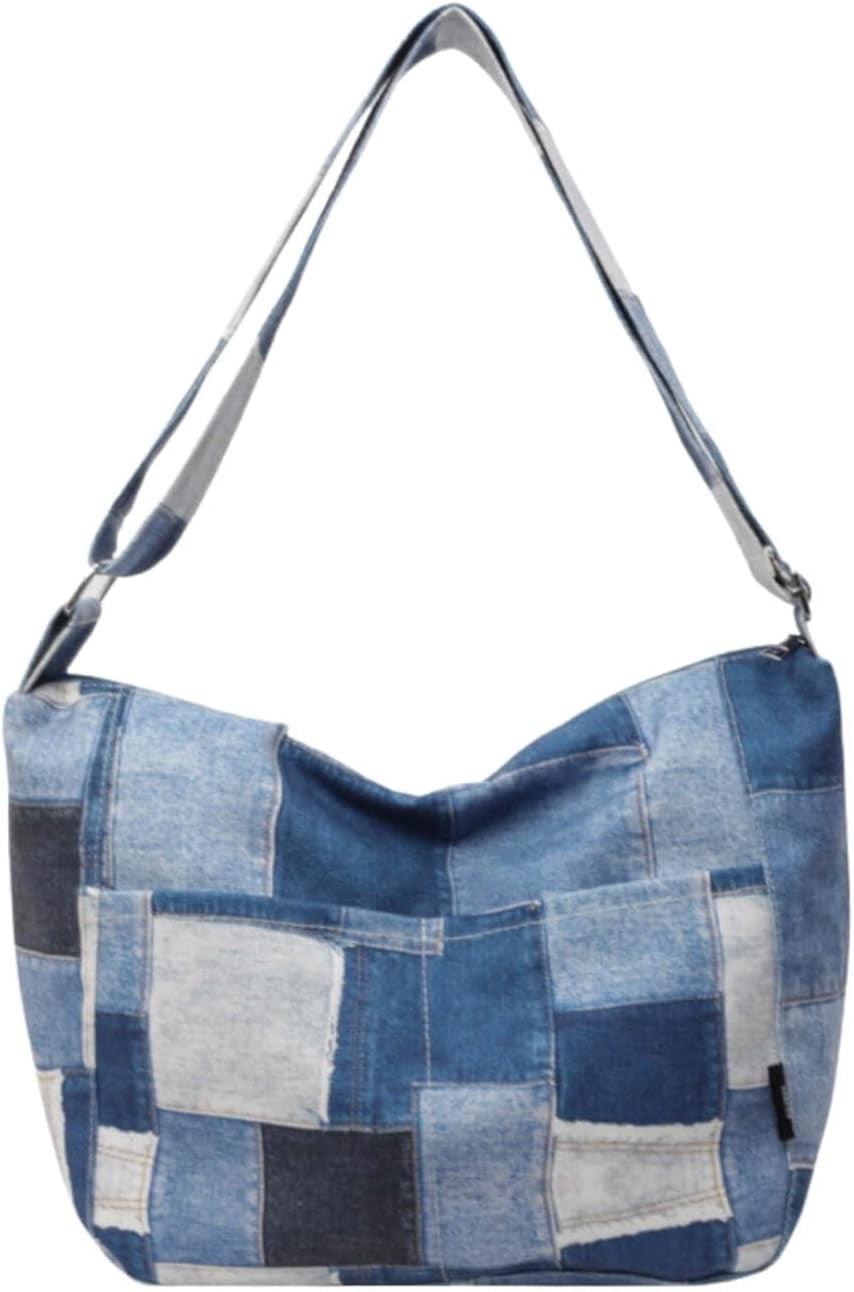 Cloth Hobo Bags for Women Crossbody Hippie, Cute Canvas Messenger ...