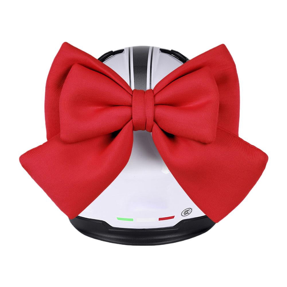 Cloth Motorcycle Helmet Bow Decoration with 3D Double - Layer Design ...