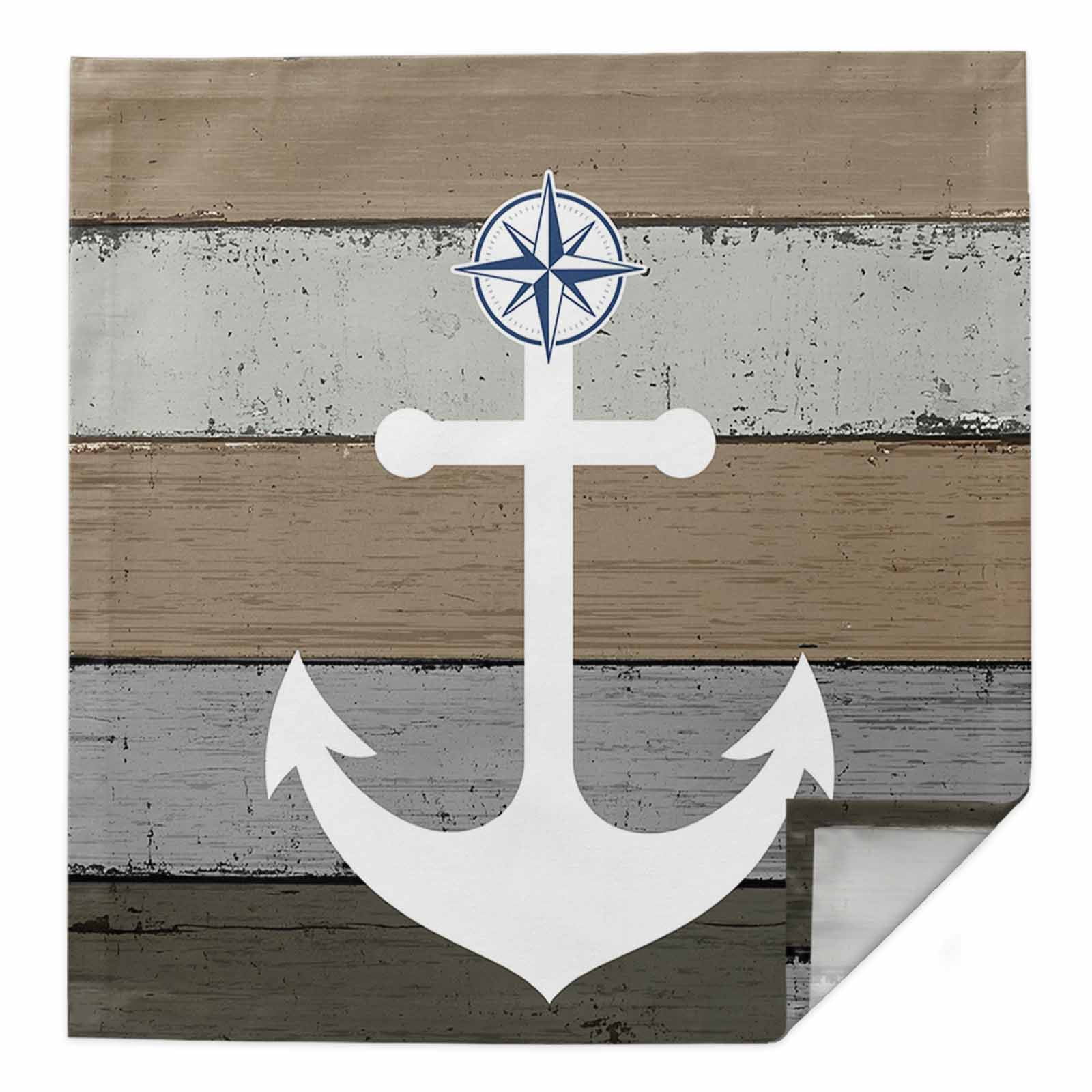 Cloth Napkins 1 Piece - 20x20 Inches, Anchor Brown Washable Reusable ...