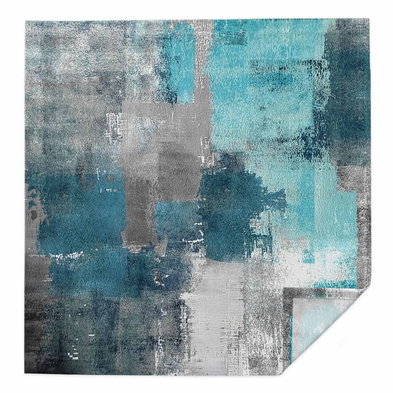 Cloth Napkins 1 Piece - 20x20 Inches, Teal Grey Washable Reusable Table ...