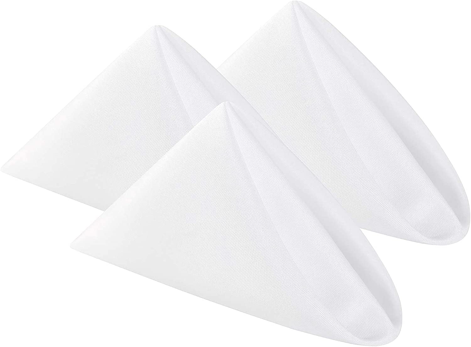 Cloth Napkins 17x17 inch Washable Polyester Dinner Napkins Soft Table ...