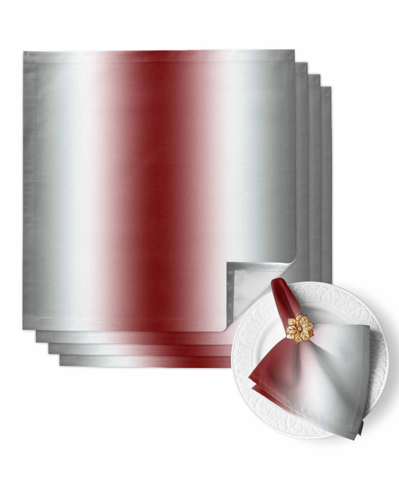 Cloth Napkins Abstract Minimalist Gradient Art Washable Soft Kitchen ...