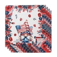 Cloth Napkins Independence Day U.S. Flag Dwarf Washable Soft Kitchen ...