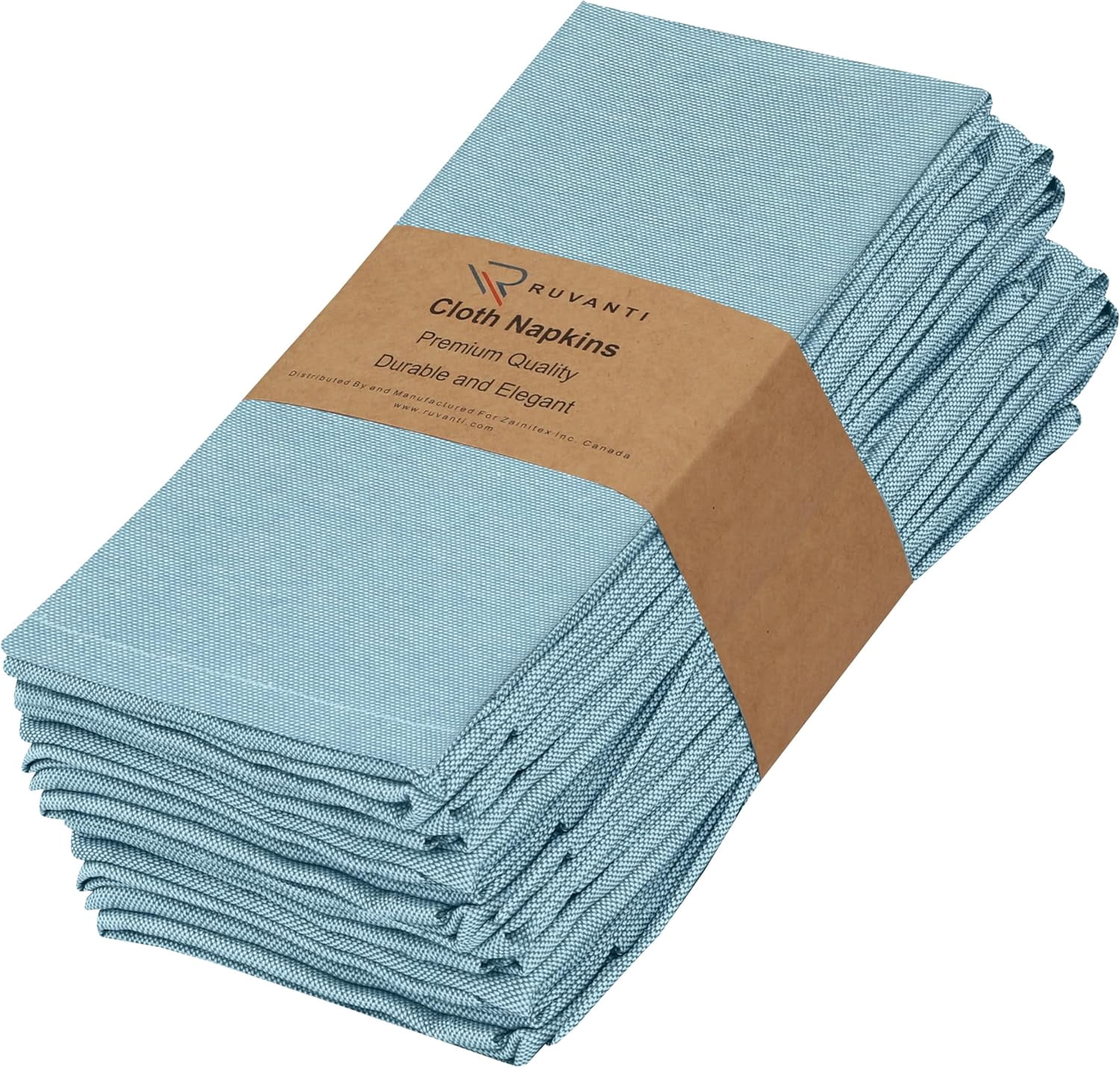 Cloth Napkins Set of 12, 18x18 Reusable Napkins Cloth Washable, Soft ...