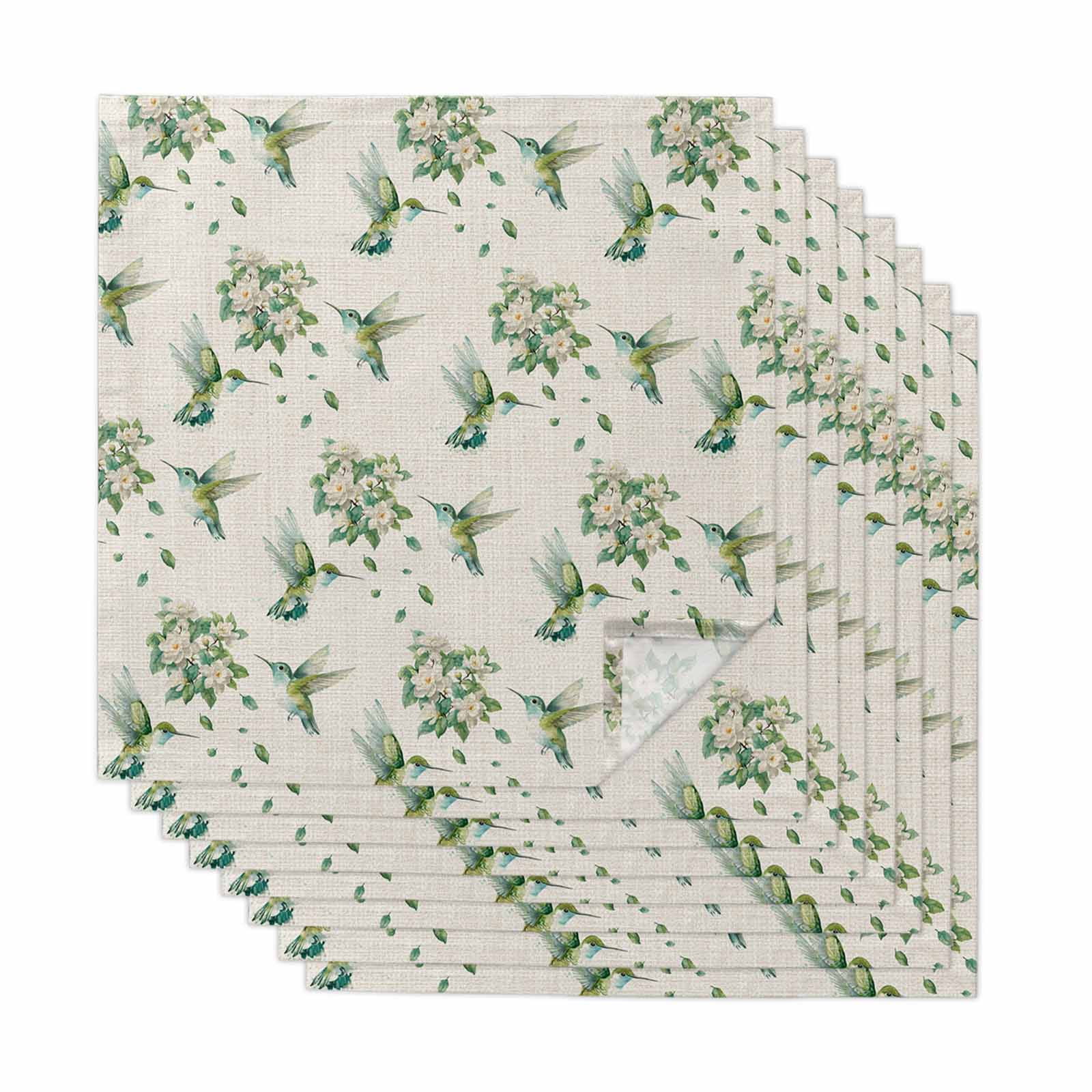 Cloth Napkins Set of 4 - 20x20 Inches, Easter Bunnies Washable Reusable ...