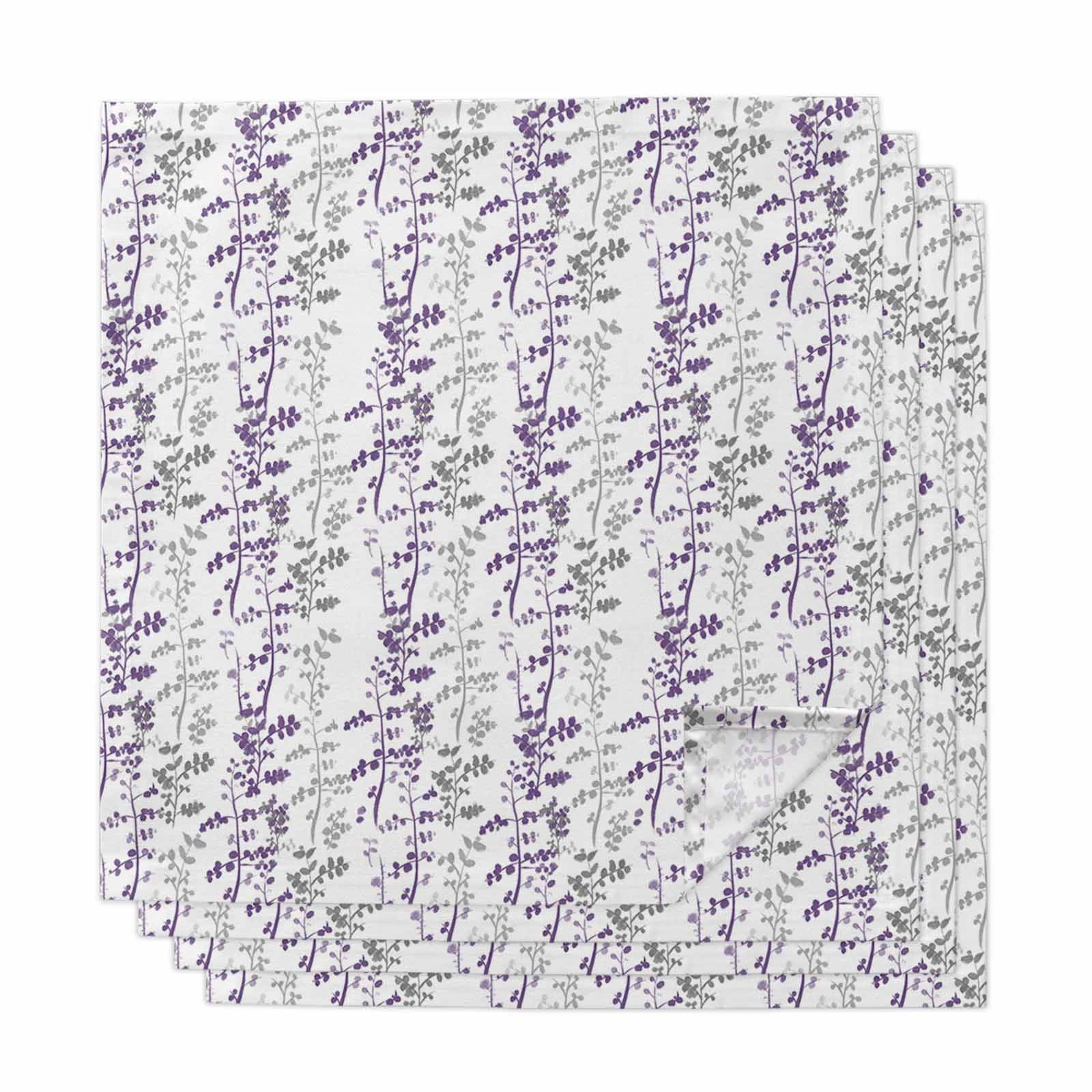 Cloth Napkins Set of 4 - 20x20 Inches, Torn Paper Washable Reusable ...