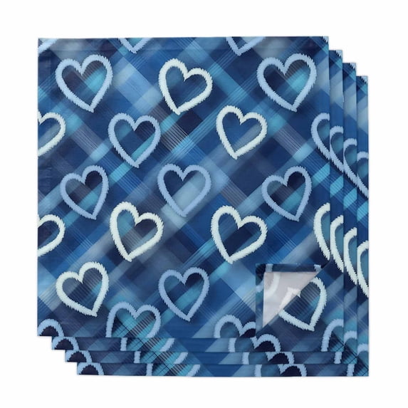 Cloth Napkins Set of 4 - 20x20 Inches, Valentine's Day Washable ...