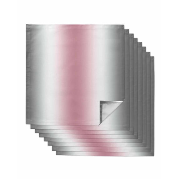 Cloth Napkins Set of 8 - 20x20 Inches, Pink Grey White Washable ...