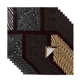 Cloth Napkins Set of 8 Leopard Zebra Print Cocktail Napkins Animal Fur ...