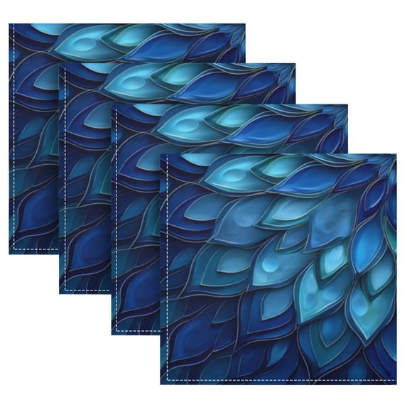 Cloth Napkins Set of4 100% Satin Peachskin Velvet 20x20inx4 Napkins ...