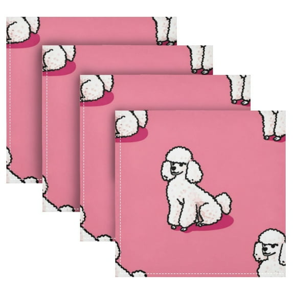 Cloth Napkins Set of4 100% Satin Peachskin Velvet 20x20inx4 Napkins ...