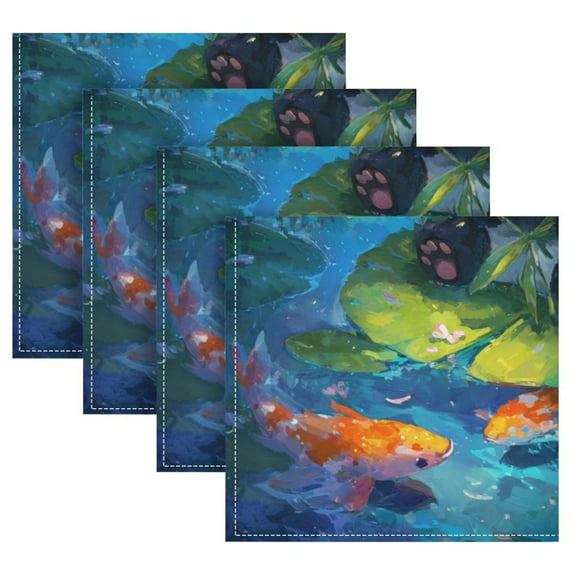 Cloth Napkins Set of4 100% Satin Peachskin Velvet 20x20inx4 Napkins ...