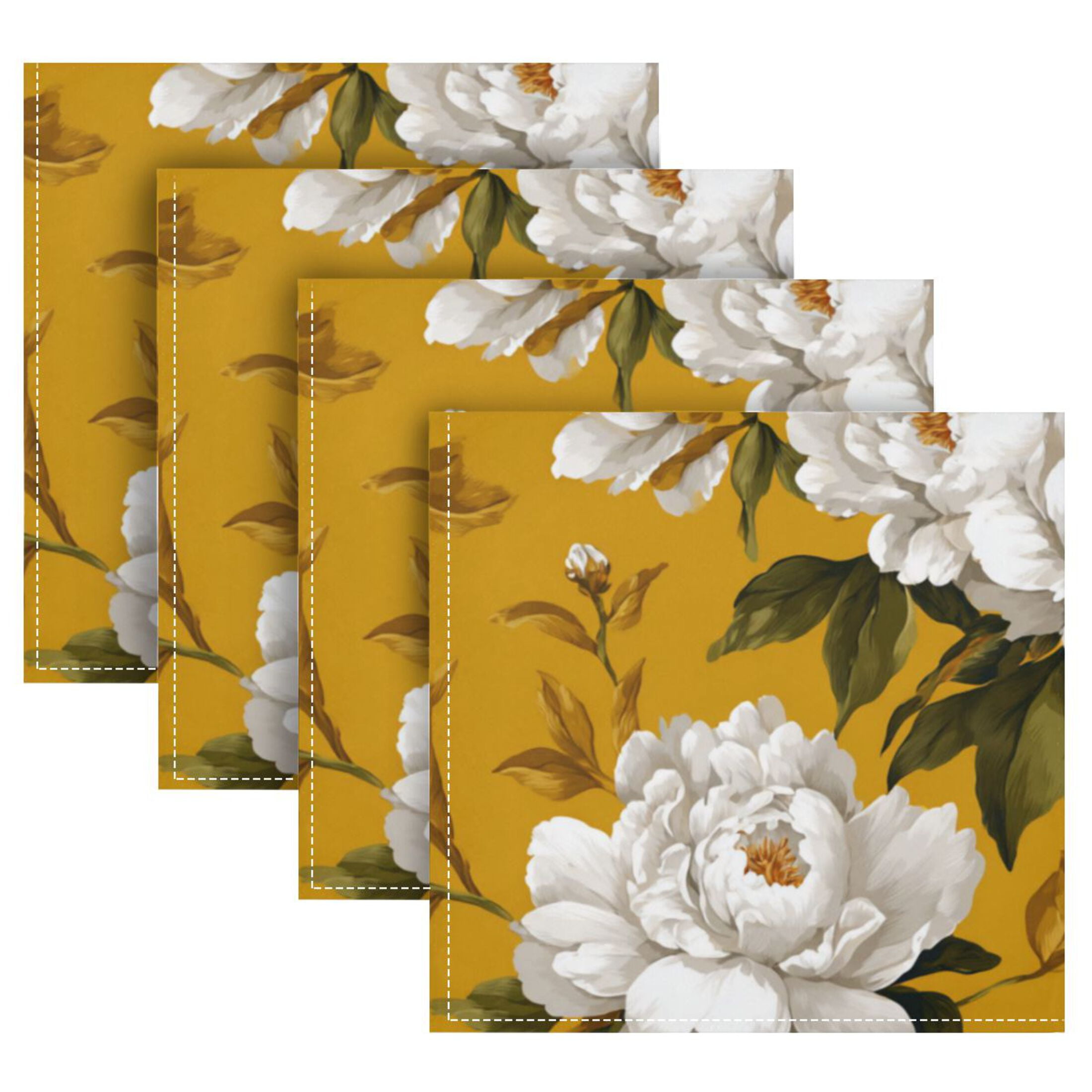 Cloth Napkins Set of4 100% Satin Peachskin Velvet 20x20inx4 Napkins ...