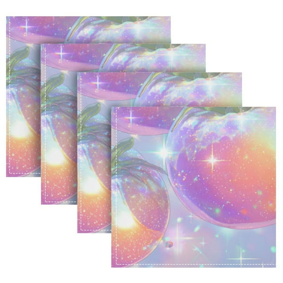 Cloth Napkins Set of4 100% Satin Peachskin Velvet 20x20inx4 Napkins ...