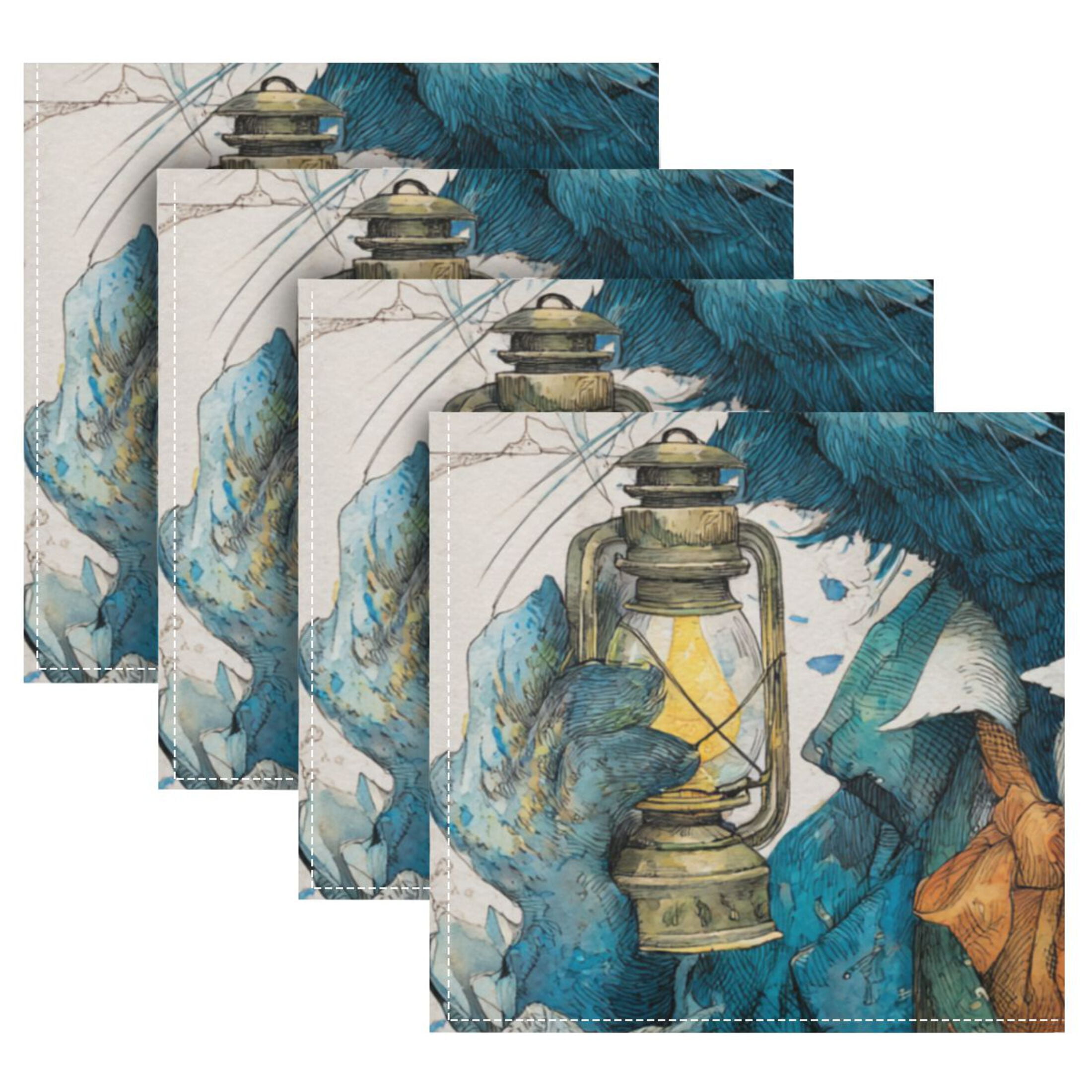 Cloth Napkins Set of4 100% Satin Peachskin Velvet 20x20inx4 Napkins ...