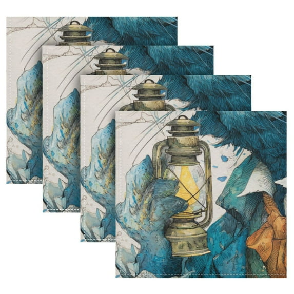 Cloth Napkins Set of4 100% Satin Peachskin Velvet 20x20inx4 Napkins ...