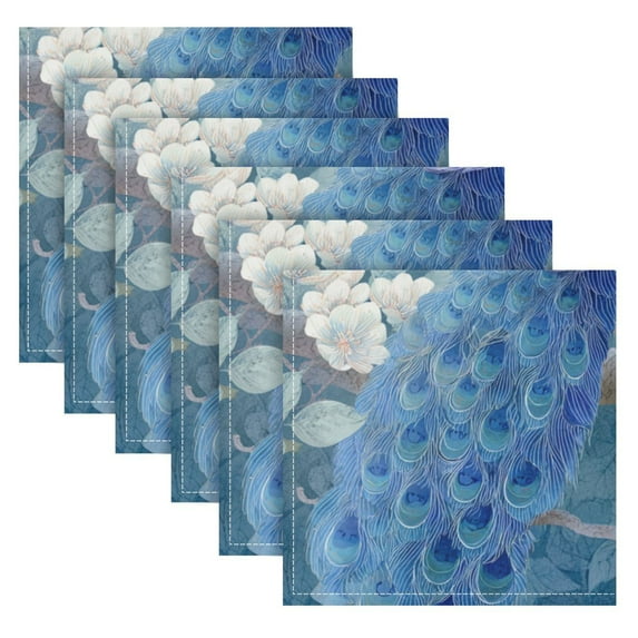 Cloth Napkins Set of6 100% Satin Peachskin Velvet 20x20inx6 Napkins ...