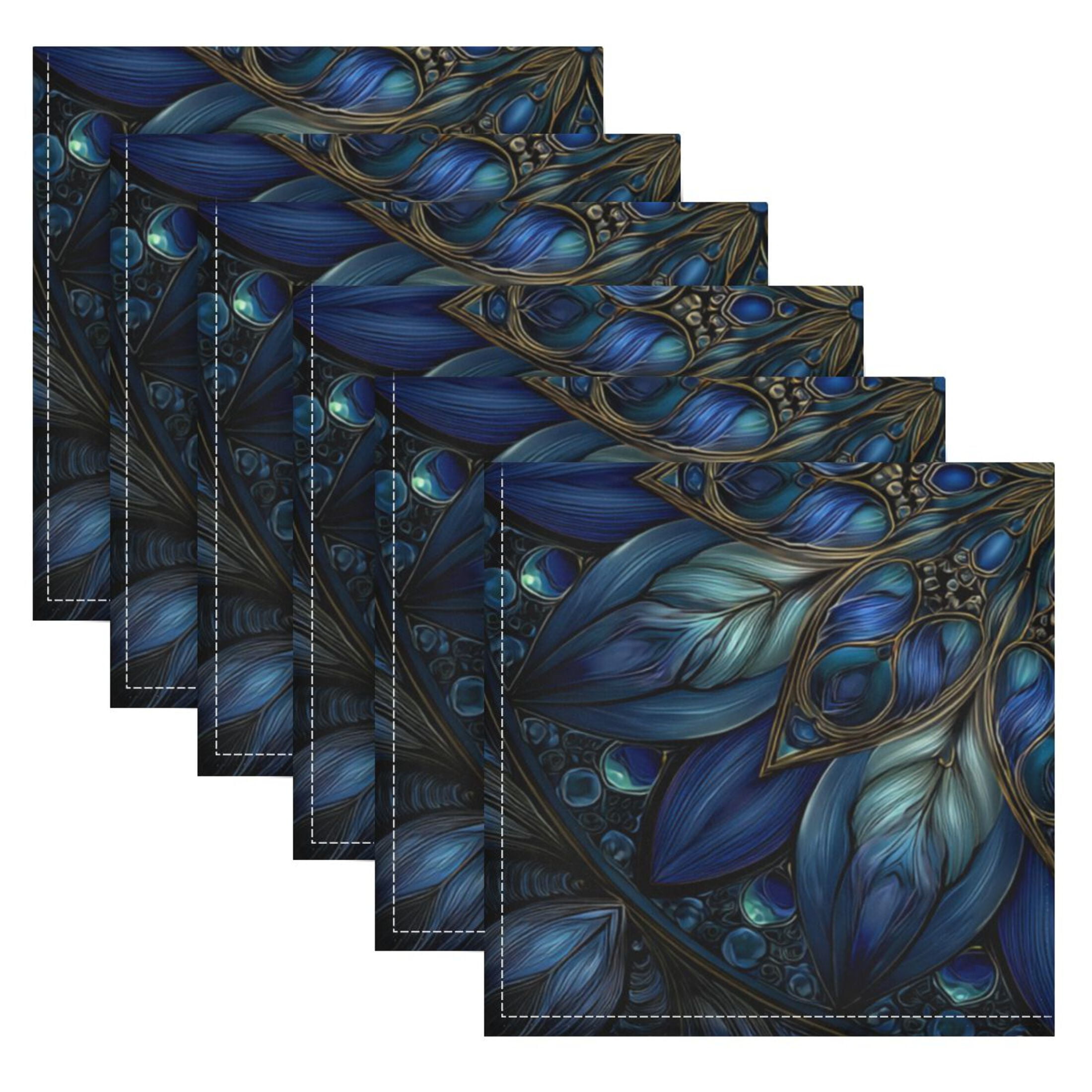 Cloth Napkins Set of6 100% Satin Peachskin Velvet 20x20inx6 Napkins ...