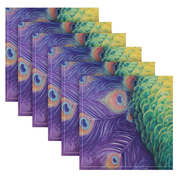 Cloth Napkins Set of6 100% Satin Peachskin Velvet 20x20inx6 Napkins ...