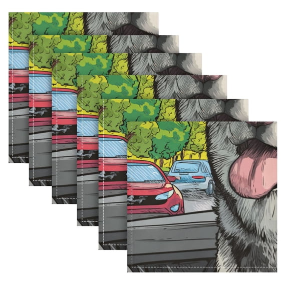 Cloth Napkins Set of6 100% Satin Peachskin Velvet 20x20inx6 Napkins ...