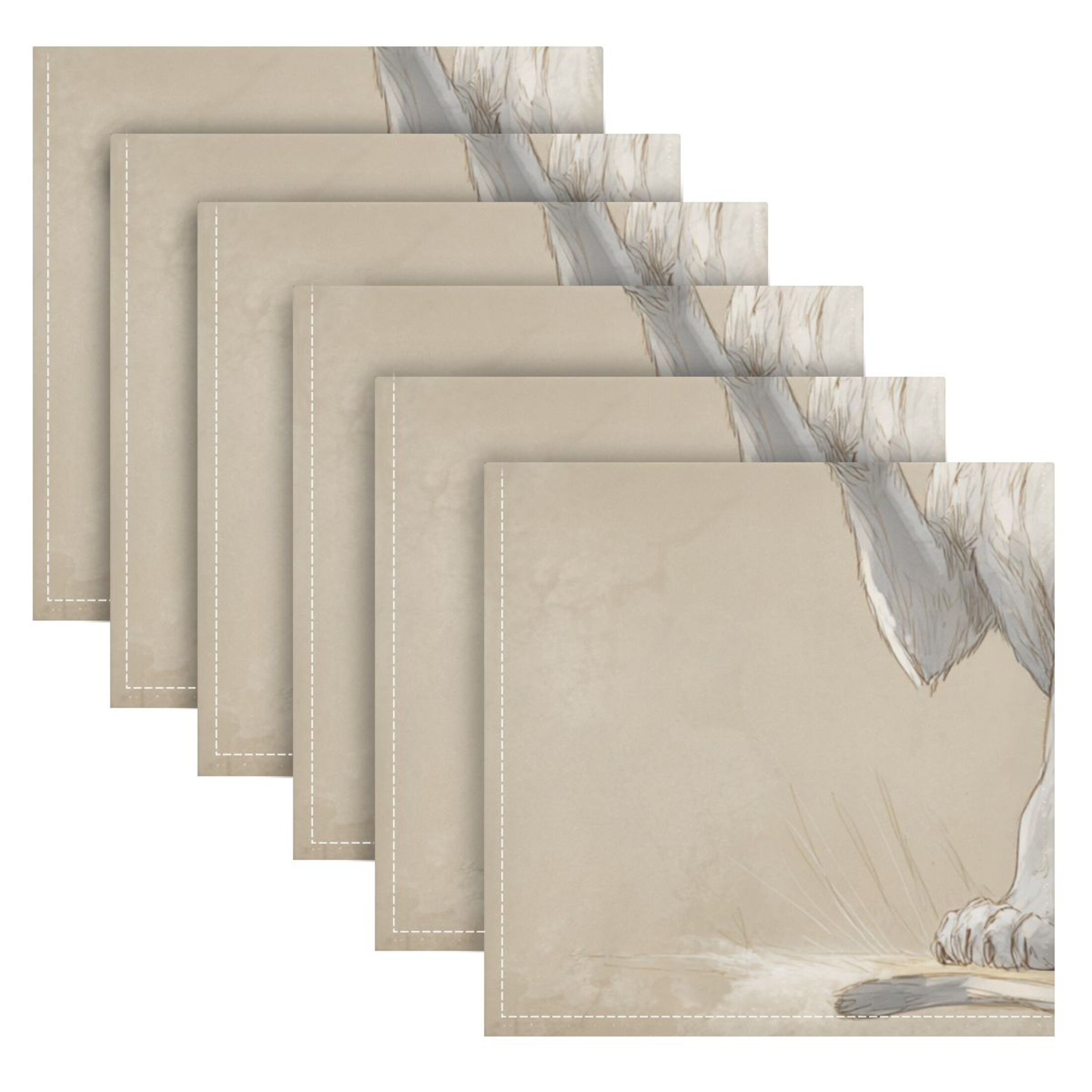 Cloth Napkins Set of6 100% Satin Peachskin Velvet 20x20inx6 Napkins ...