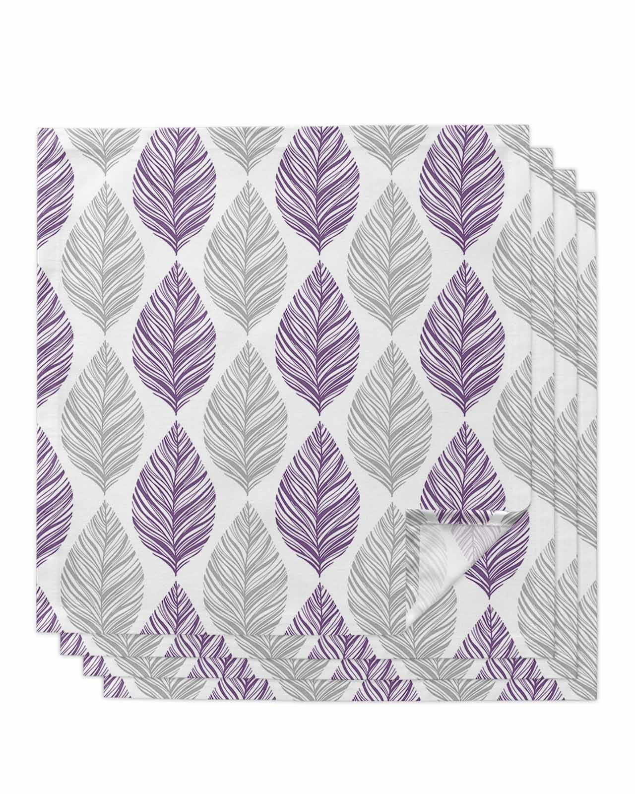 Cloth Napkins Washable Set of 4, Reusable Dinner Table Napkins Cloth ...