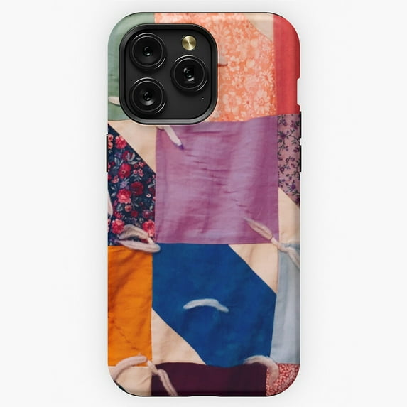 Cloth Stitched Patchwork Fabric Art Pattern iPhone Case 17 through 11 ...