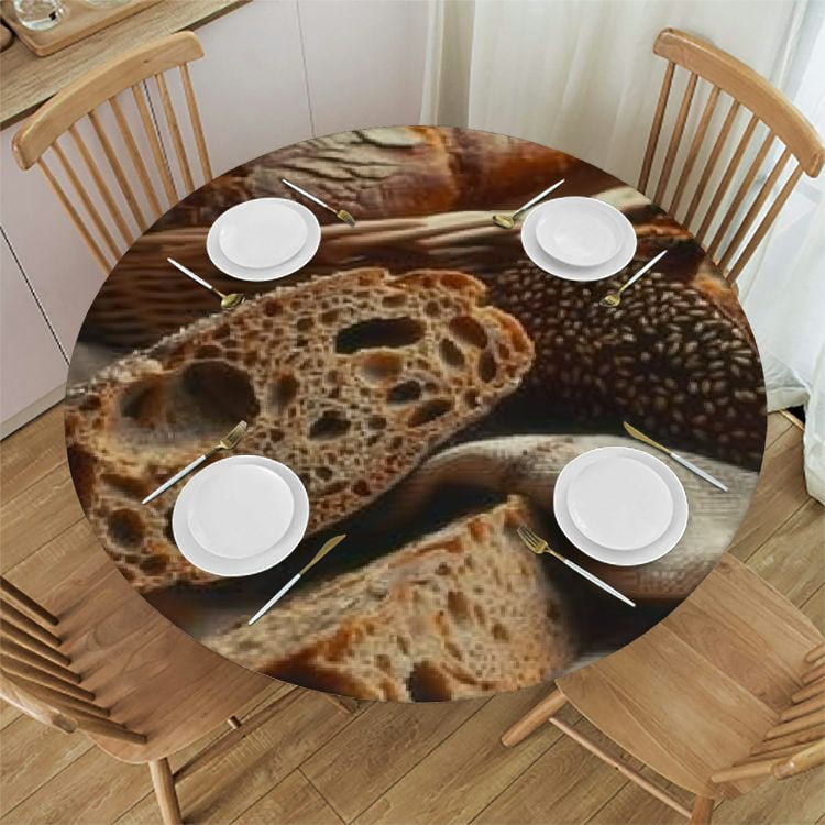 Cloth Tablecloth for Tables Oil Proof Fitted and Print Table Covers for ...