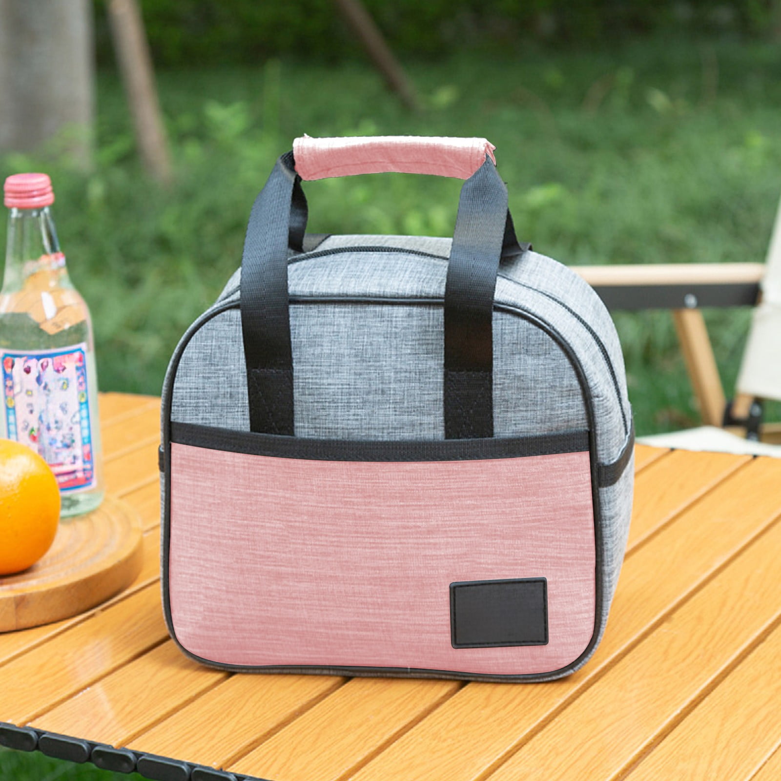 Cloth Water Repellent Lunch Bag with Aluminum Foil Large Capacity Lunch ...