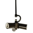 Cloth & Wire Oil Rubbed Bronze 3-Light Pendant Light Fixture for Home ...