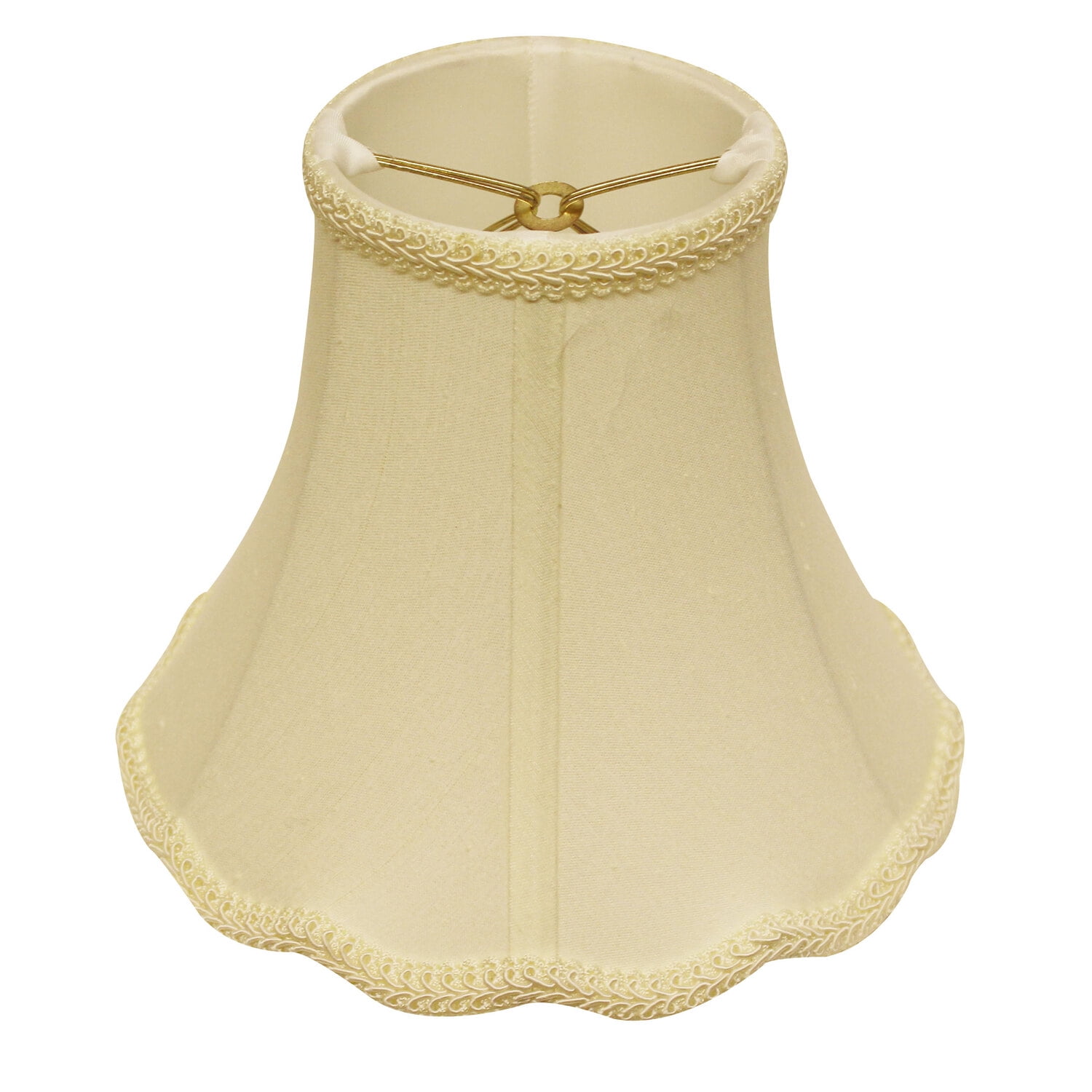Slant Scallop Bell Softback Lampshade with Bulb Clip, Egg - Walmart.com