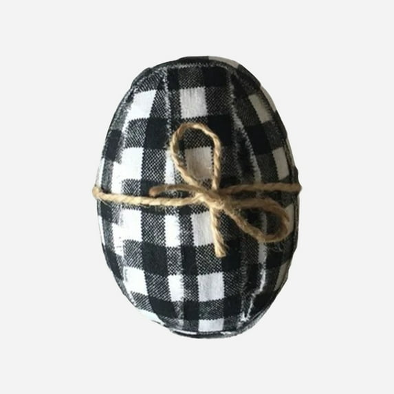 Cloth-Wrapped Easter Egg Hanging Ornaments - Set of Decorative Accents ...