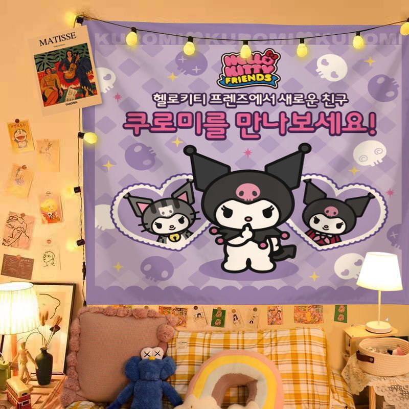 Cloth dormitory Kulomie poster layout wall sticker animation room ...