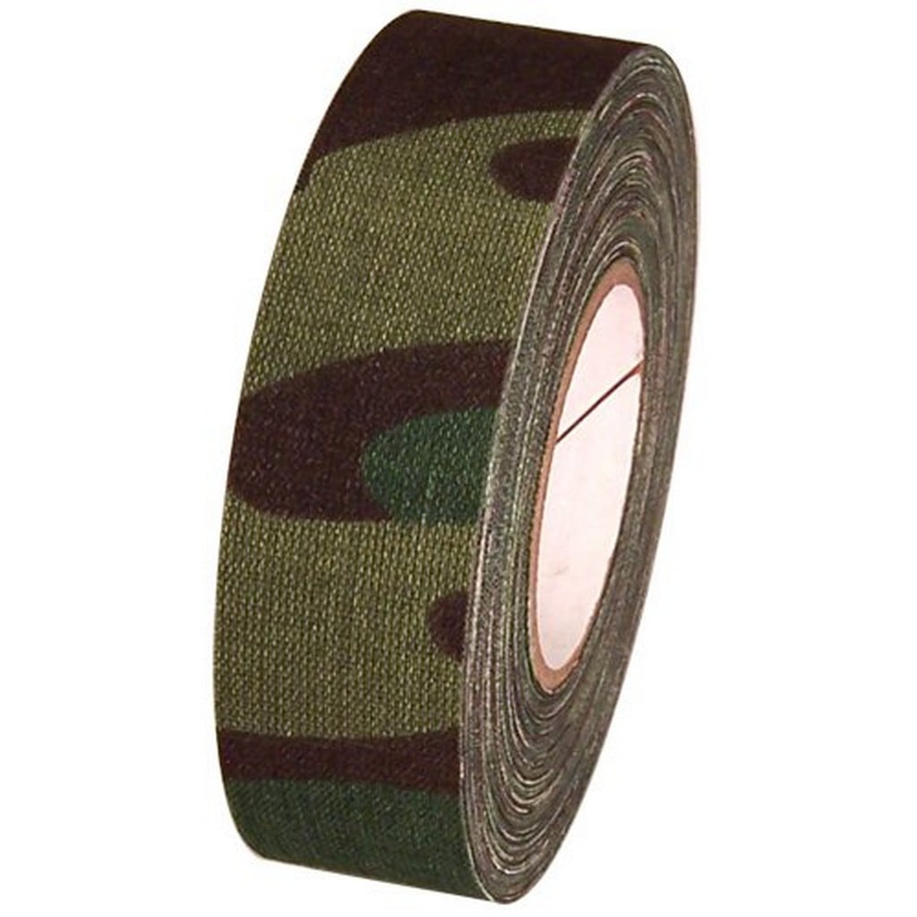 Cloth hockey stick tape, several colors, Green Camo 1" x 25 yds 3 pack ...