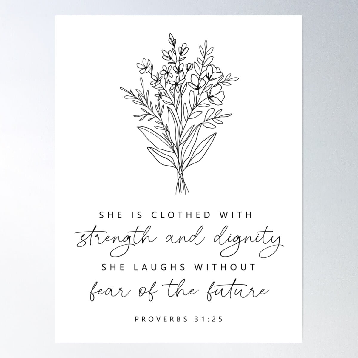 She Is Clothed With Strength And Dignity. She Laughs Without Fear Of ...