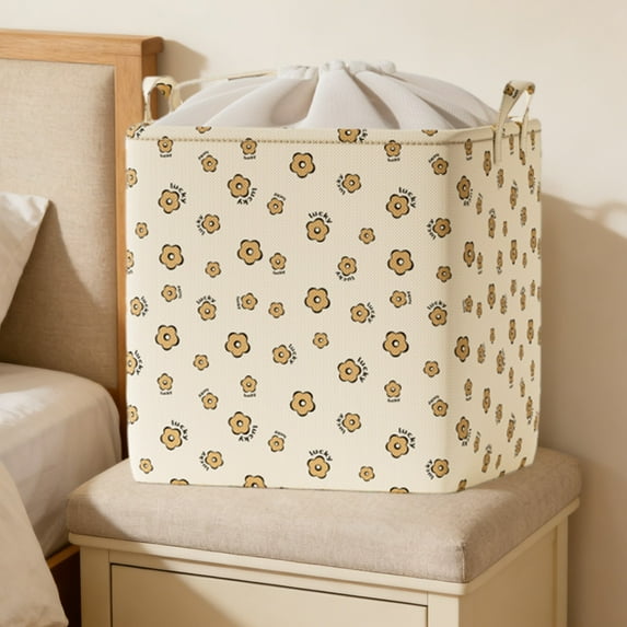 Clothes And Miscellaneous Storage Bag Drawstring Style Storage Basket ...