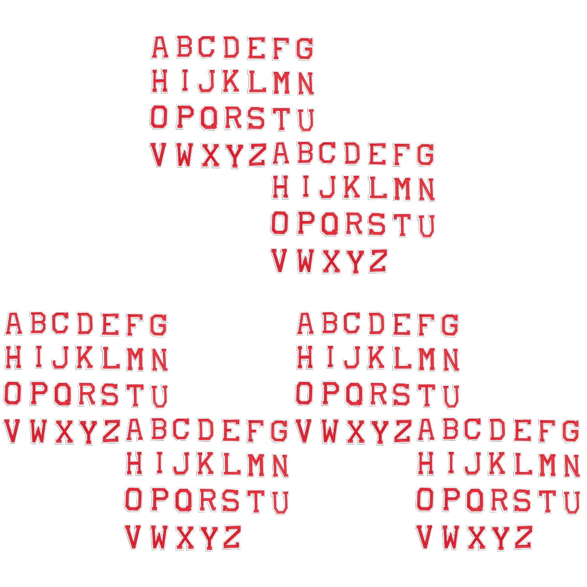 Clothes Black Alphabet Applique Letter Sticker Patch Craft Patches ...